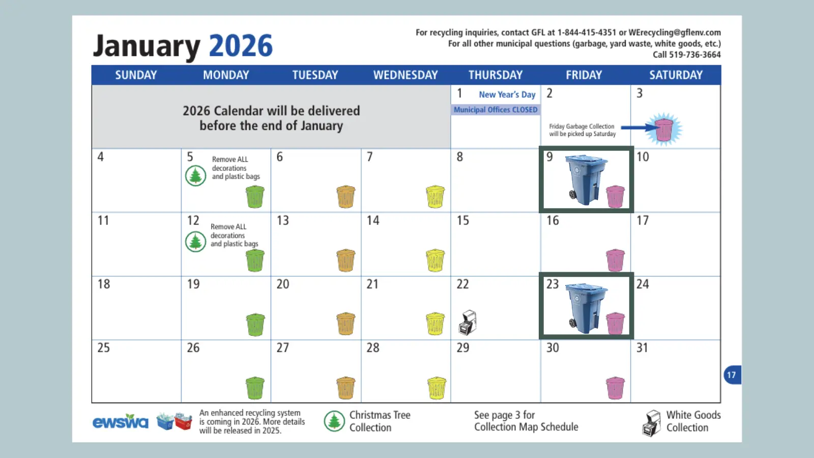 Garbage and Recycling | Town of Amherstburg
